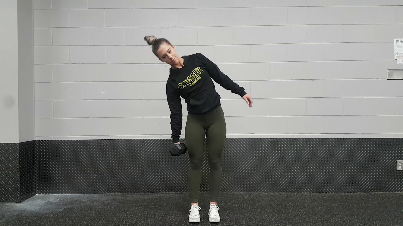 Weighted Side Bend - Exercise Library - YouTube