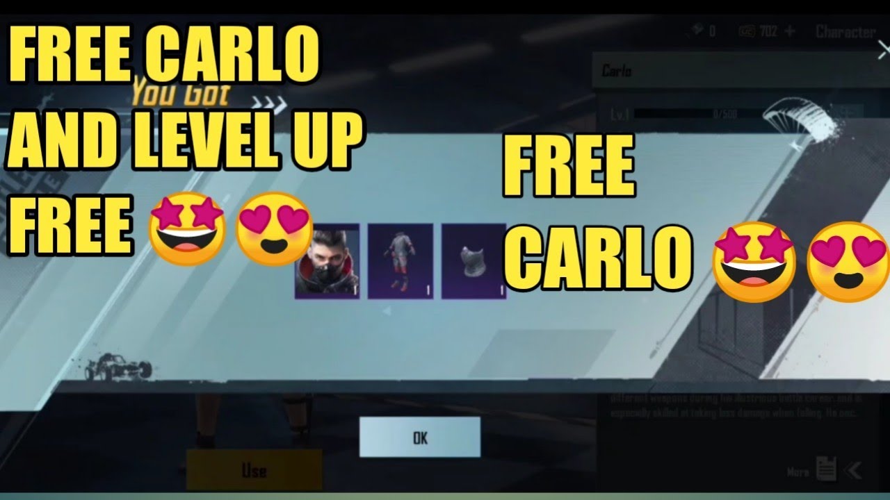 Buying Carlo Character For Free In Bgmi 🥰 - YouTube