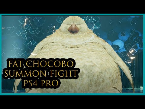 Final Fantasy VII Remake Fat Chocobo Boss Fight PS4 Pro 1080P - YouTube