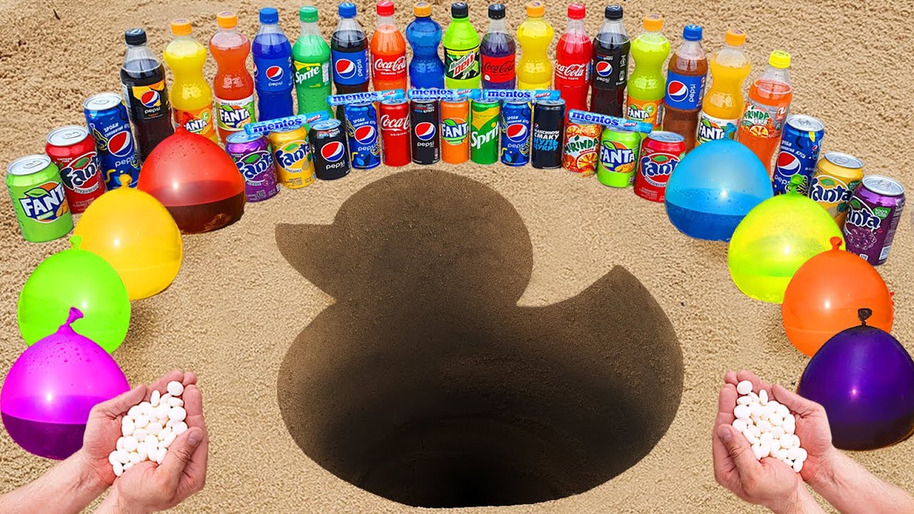 Compilation: Big Toothpaste Eruption from Coca Cola, Fanta, Pepsi, Mtn ...