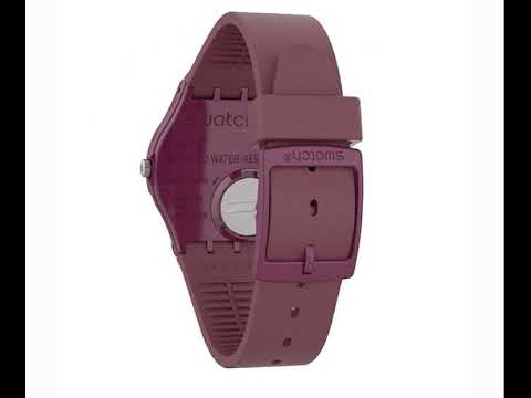 Swatch GR405 Redbaya Bayan Kol Saati - YouTube
