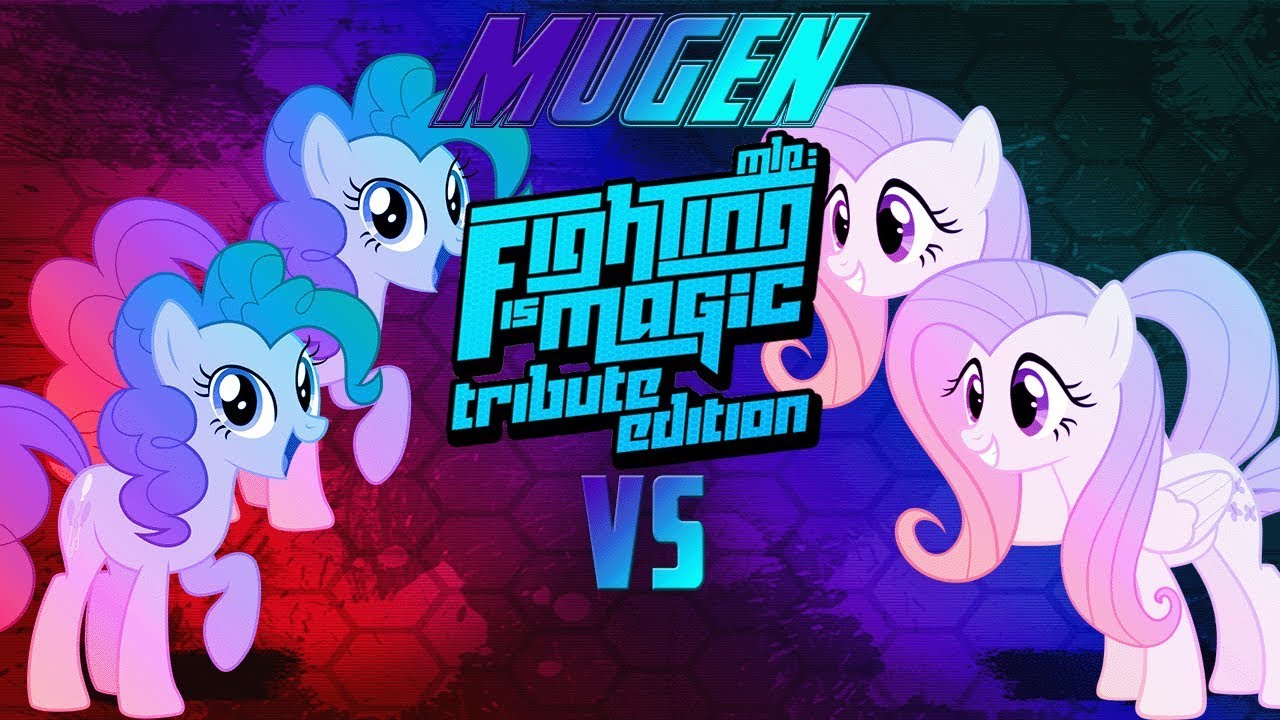 Mugen Fighting Is Magic Tribute Edition 2 Pinkie Pie VS 2 Fluttershy ...