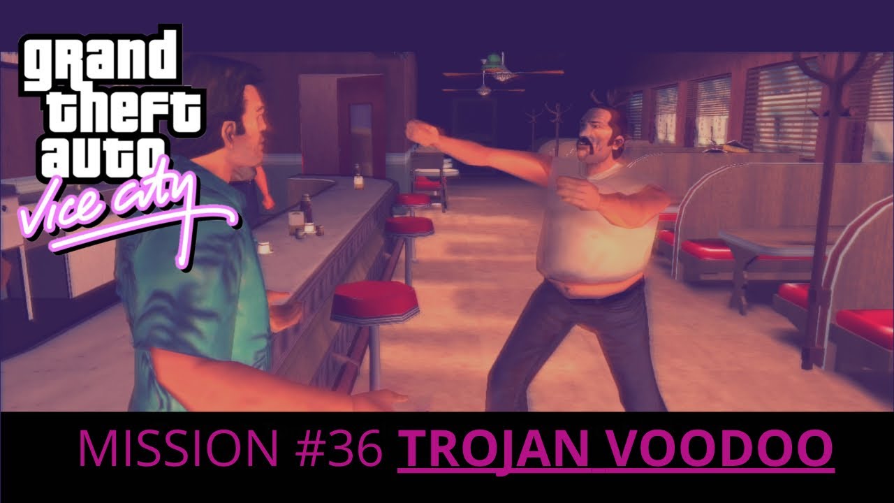 GTA VICE CITY(PS4) MISSION#36 TROJAN VOODOO - YouTube