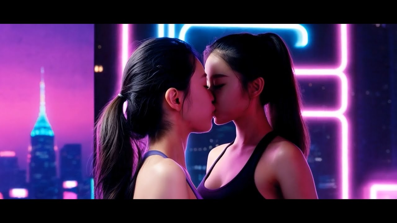 Korean Lesbian Kiss💋 ️ | Korean Girl Kissing Scene | Korean Lesbian Kiss #korean #kiss # ...
