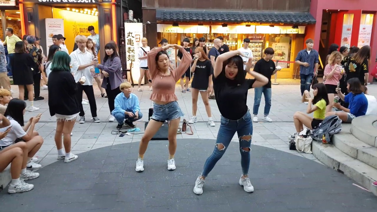 20190810 홍대 여성댄스팀 에이블 A Ble 후르츠 Fruit 연합버스킹 03 청하 Chungha 스내핑
