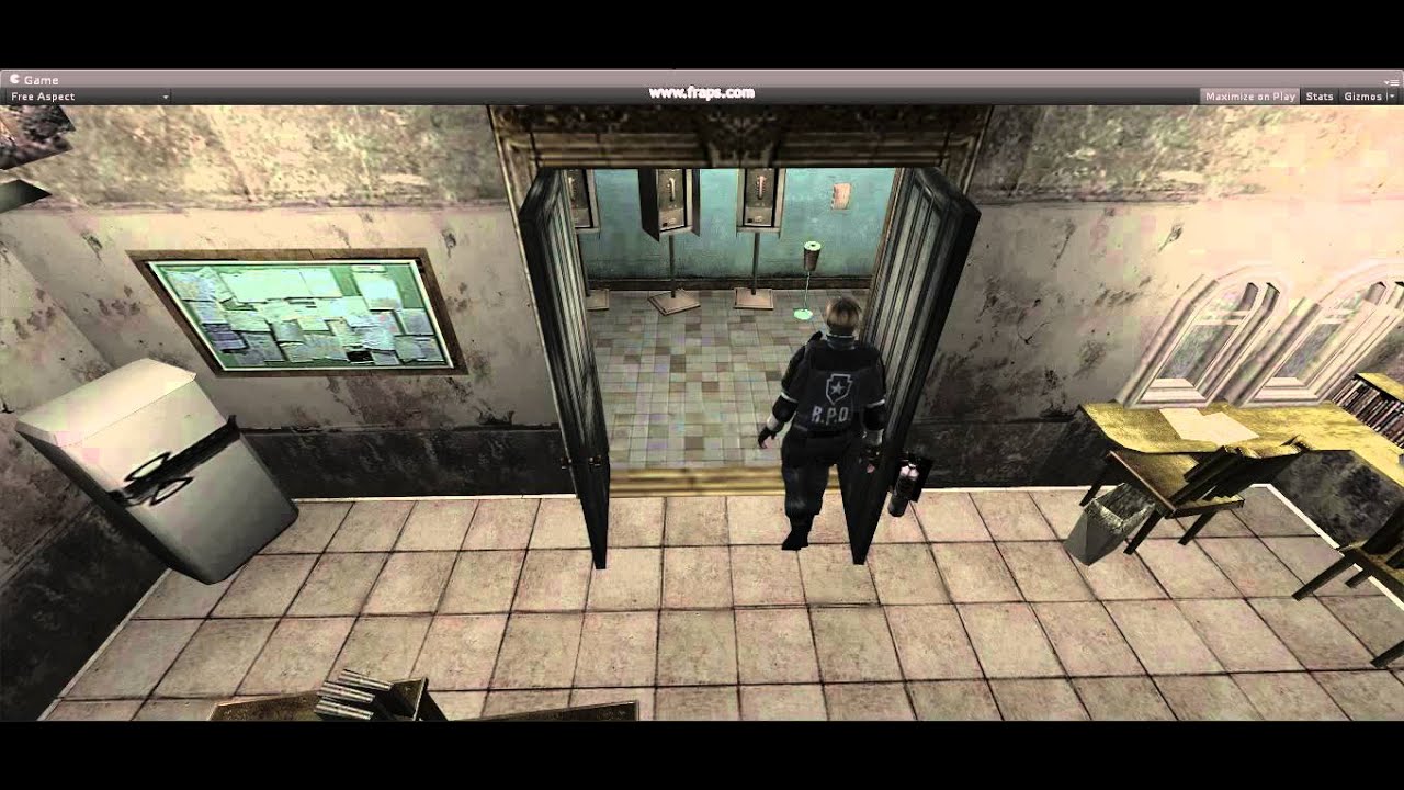 RE2 Reborn HD - Walking Running and Camera Switch - Alpha 001 - YouTube