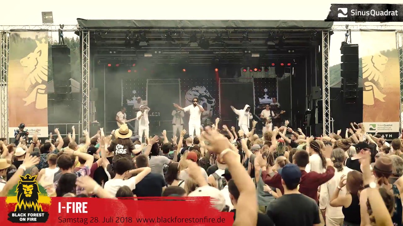 iFire beim Black Forest on Fire Reggae Festival 2018 in Berghaupten ...