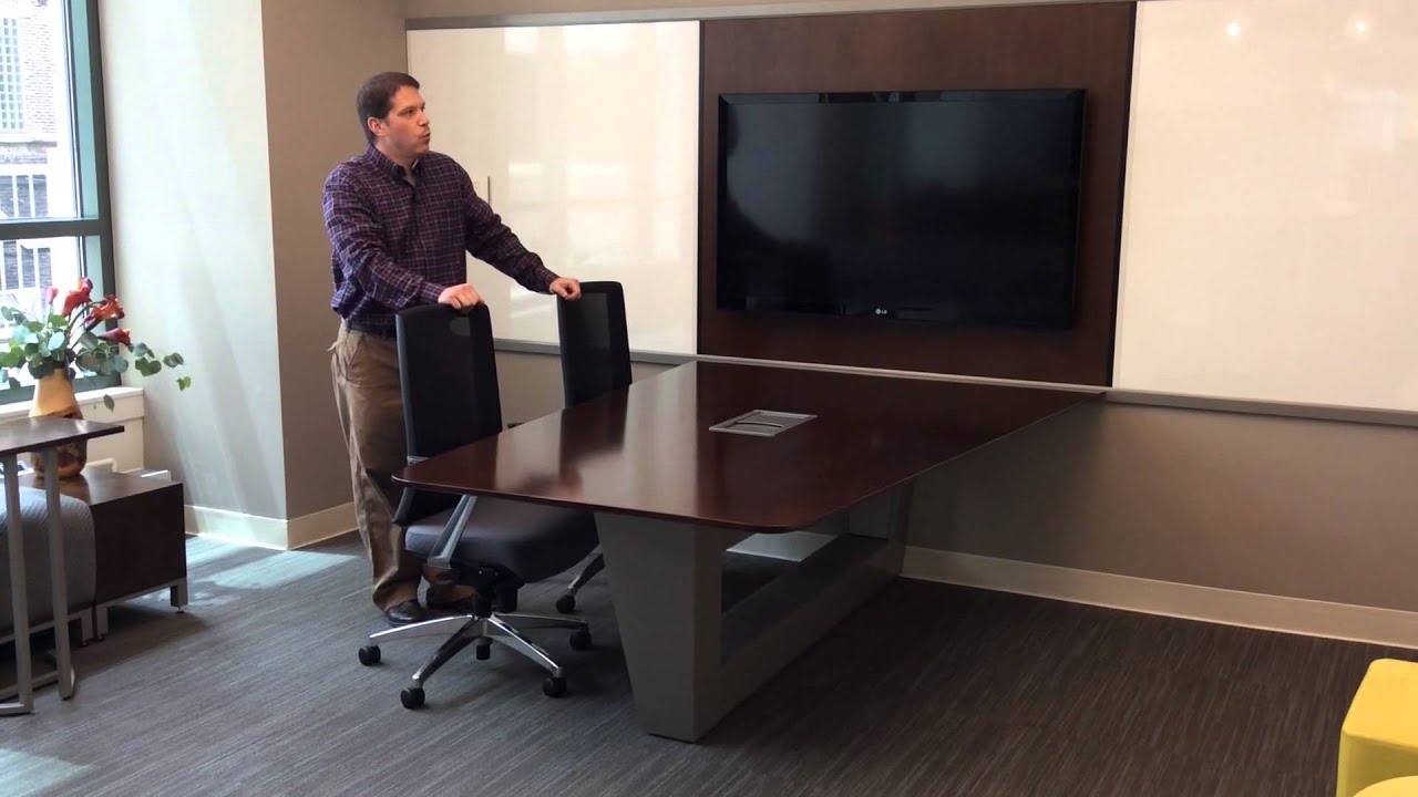 Mio Collaborative Tables with Exhibit - YouTube