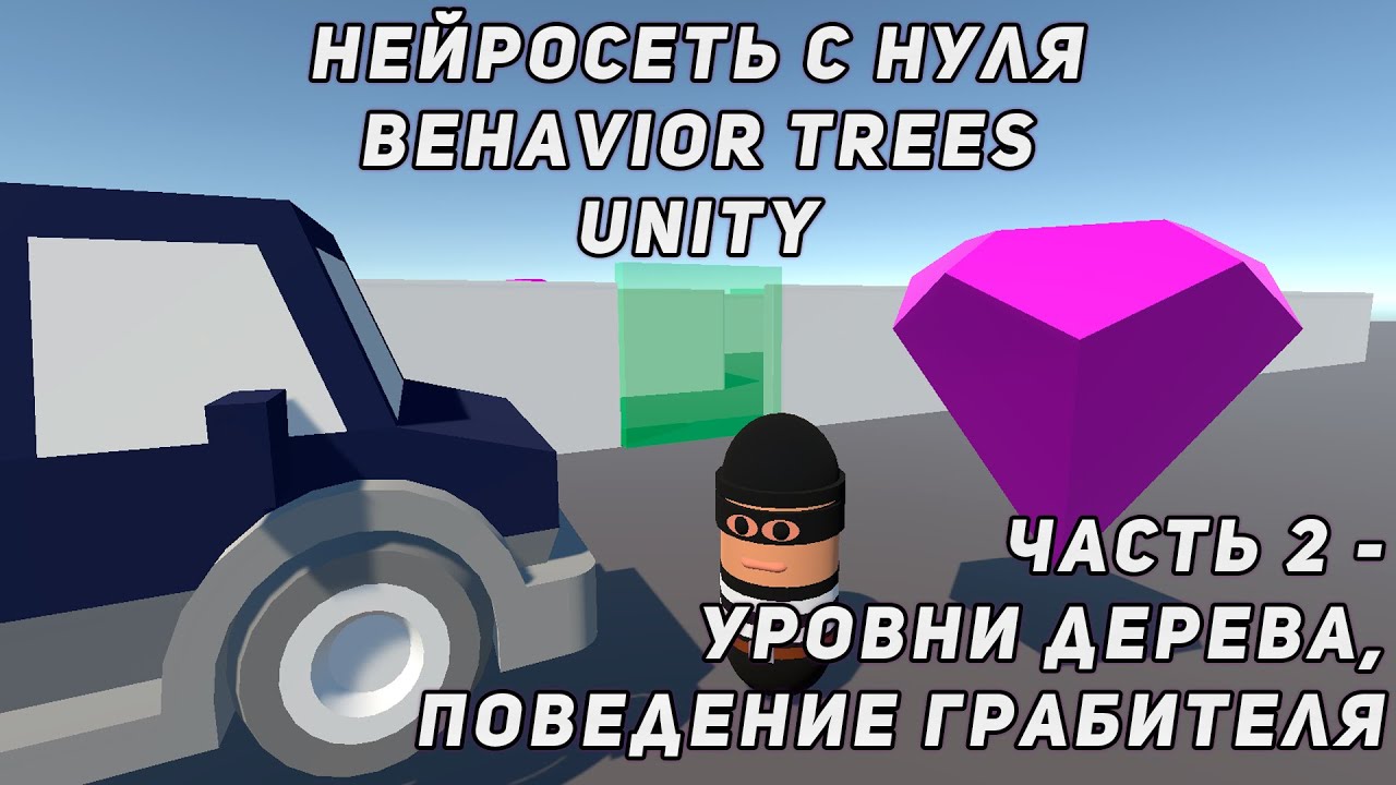 СОЗДАНИЕ НЕЙРОСЕТИ В UNITY С НУЛЯ | BEHAVIOR TREES | ЧАСТЬ 2 - УРОВНИ ДЕРЕВА, ПОВЕДЕНИЕ ...