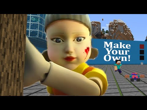 Make your own Squid Game Red Light, Green Light in Minecraft using ...
