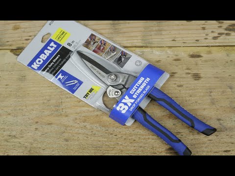 Kobalt shears Heavy Duty Unboxing and testing/ Test / Lowe's / ASMR ...