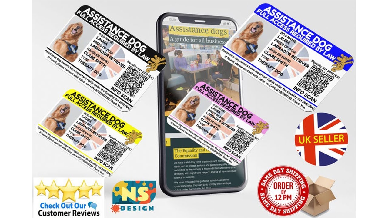Fake service dog card in uk - YouTube