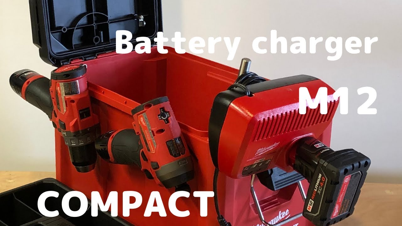 M12 Charger Mod🤙DIY Milwaukee PACKOUT - YouTube