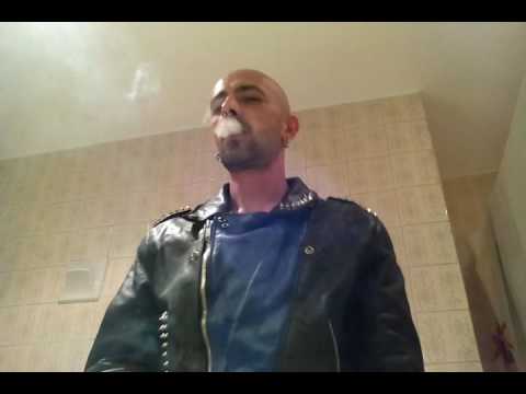 Cigar smoke in leather jacket II - YouTube