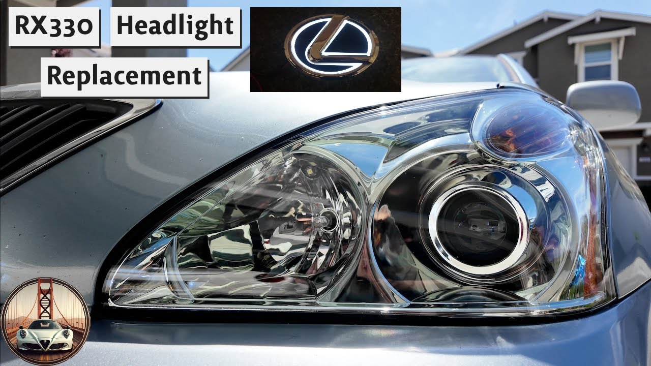 New Lexus RX330 Headlight Assembly - YouTube