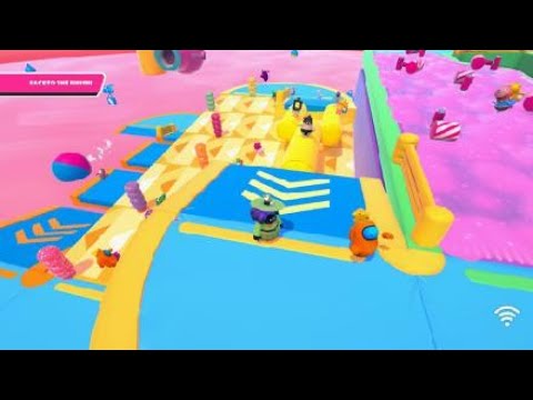 Donut pole skip in slime climb - YouTube