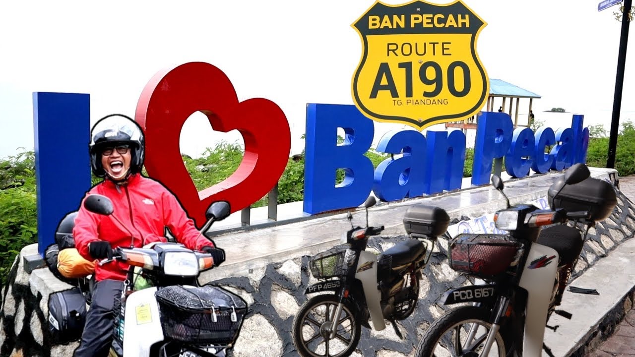 Honda Ex5 Ride 2021, Ban Pecah Tanjung Piandang - YouTube