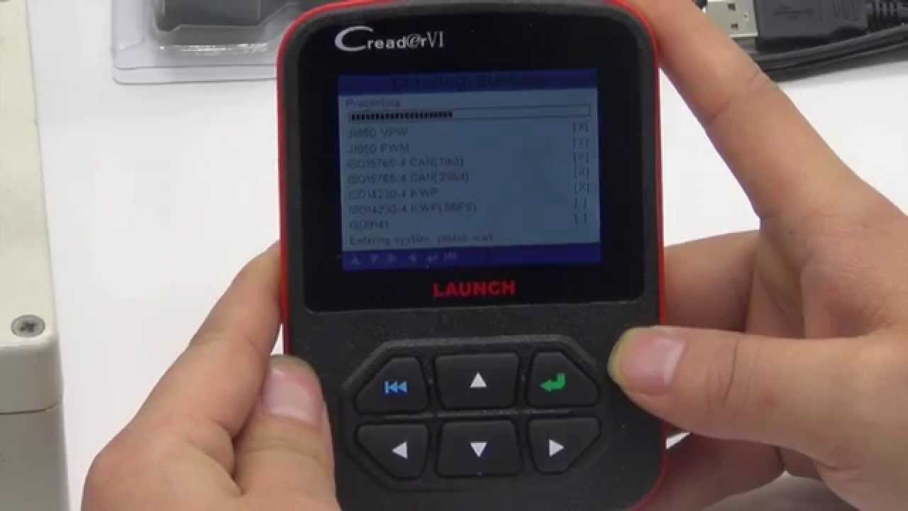 Launch Creader VI(creader 6) Code Reader Hardwart Show Video - YouTube