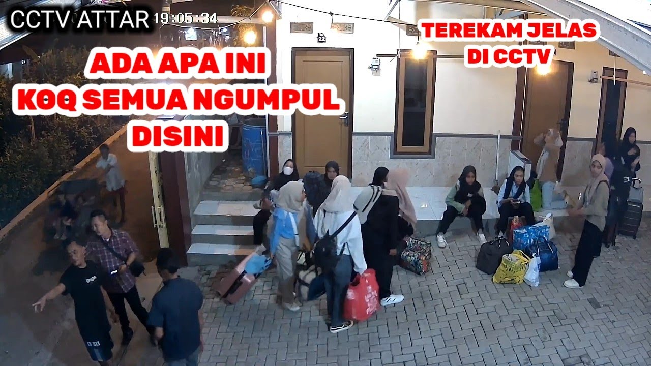 JELAS DI CCTV.. ADA APA INI KOQ BISA NGUMPUL DISINI? - YouTube