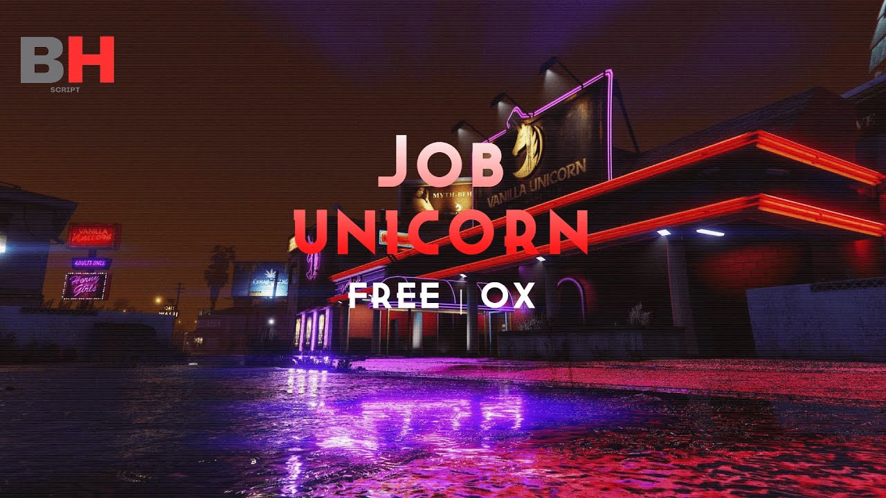 [FREE] [FiveM] [OX] Job Unicorn - YouTube