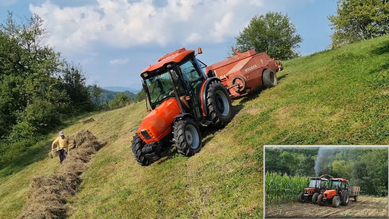 Same Argon 80 - Baliranje u strani & Zetor 6245 - Silaža kukuruza *feat. Mahindra 7030 4WD ...