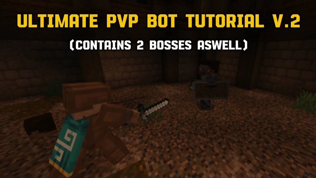How to make the Ultimate PVP Bot in Minecraft Bedrock with Commands (V ...