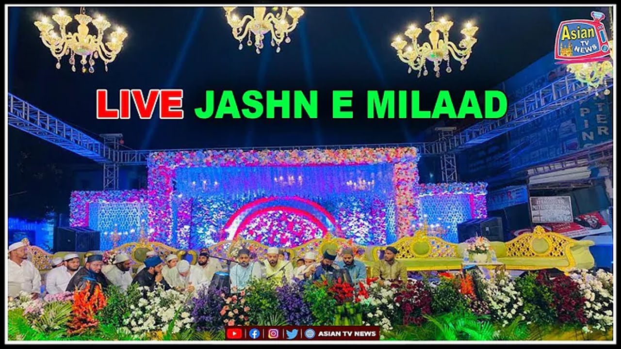 Live : Jashn-E-Milad Un Nabi 2024 From Engine Bowli | Falaknuma ...