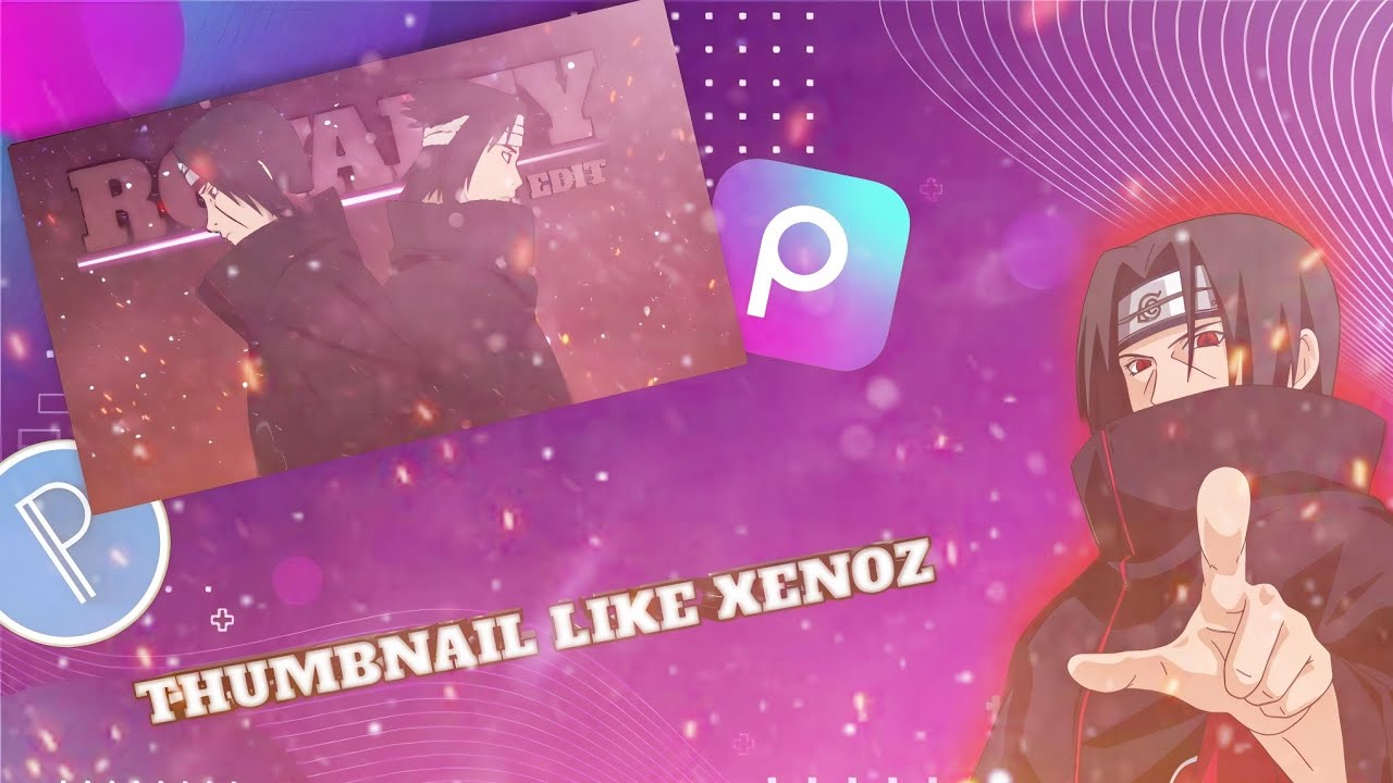 Thumbnail like XENOZ tutorial || pixellab x picsart ⚡ || #animeedits # ...