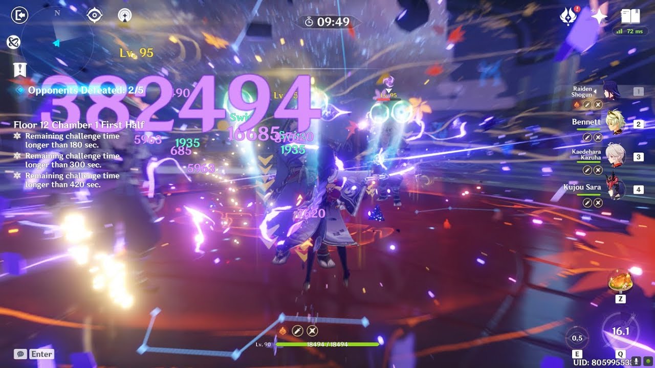 Genshin Impact - Raiden Shogun w/ R1 Engulfing Lightning, is ER sands a ...