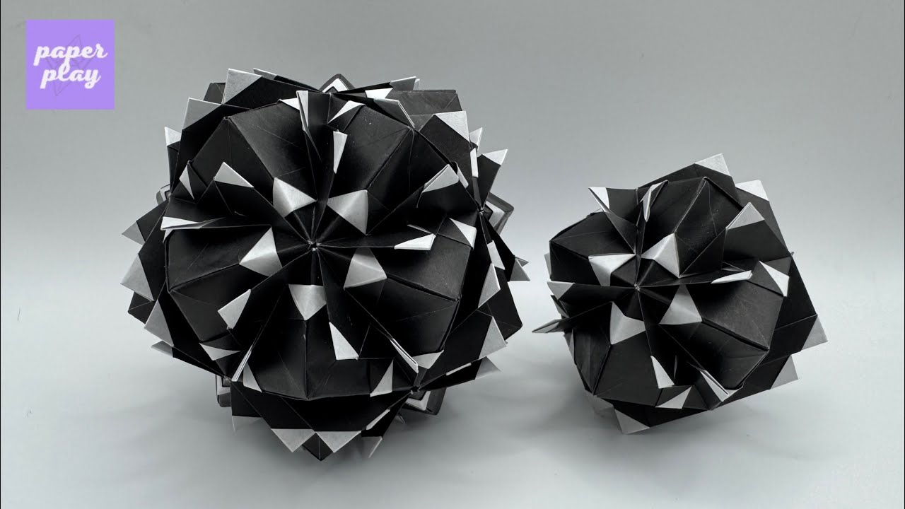 30유니트 종이접기(41) 다면체종이접기 unit origami @paper-play - YouTube