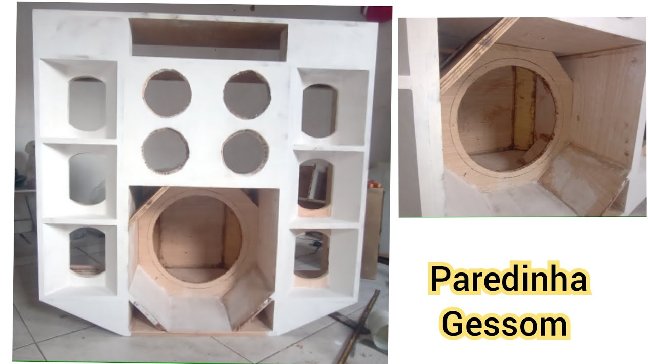 trabalhado na estrutura da paredinha e na caixa de grave - YouTube