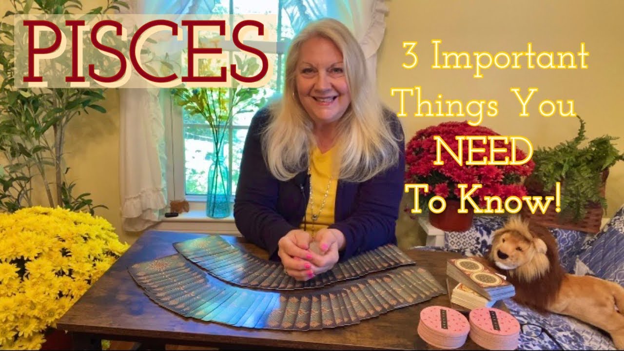 PISCES - Pisces Glow Up! ☀️ And 3 Important Things You Really Need To Know About Right Now ...