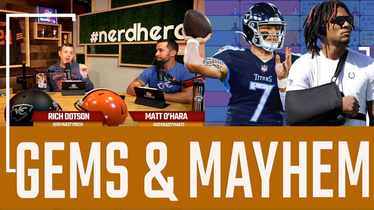 Dynasty Rebuild Gems & Week 6 Injury Mayhem - YouTube