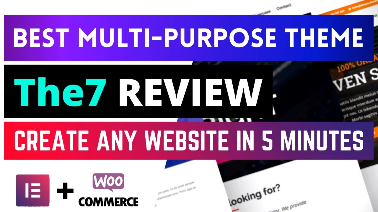The7 WordPress Theme Review - Best Multi-Purpose Theme for Freelancers & Web Design Agencies ...