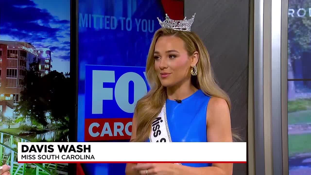 Miss South Carolina 2024 stops by FOX Carolina studio - YouTube
