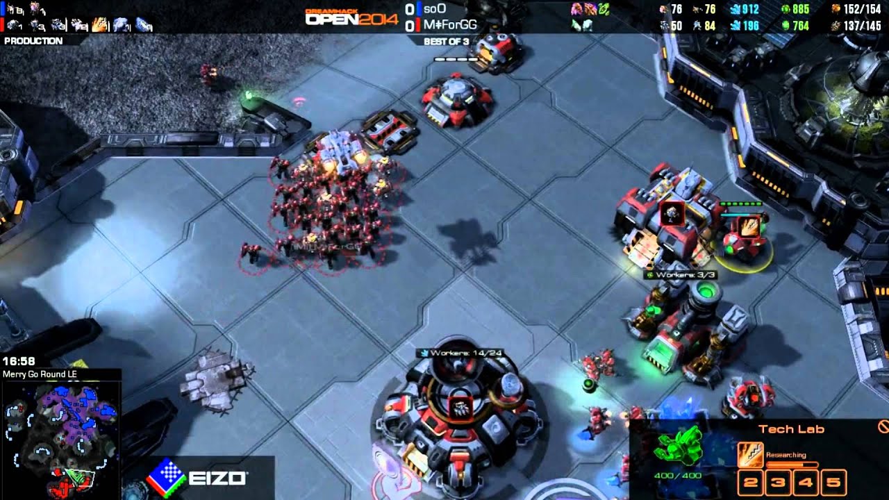 DreamHack Open Stockholm 2014 SC2 SemiFinals - Soo vs ForGG - YouTube