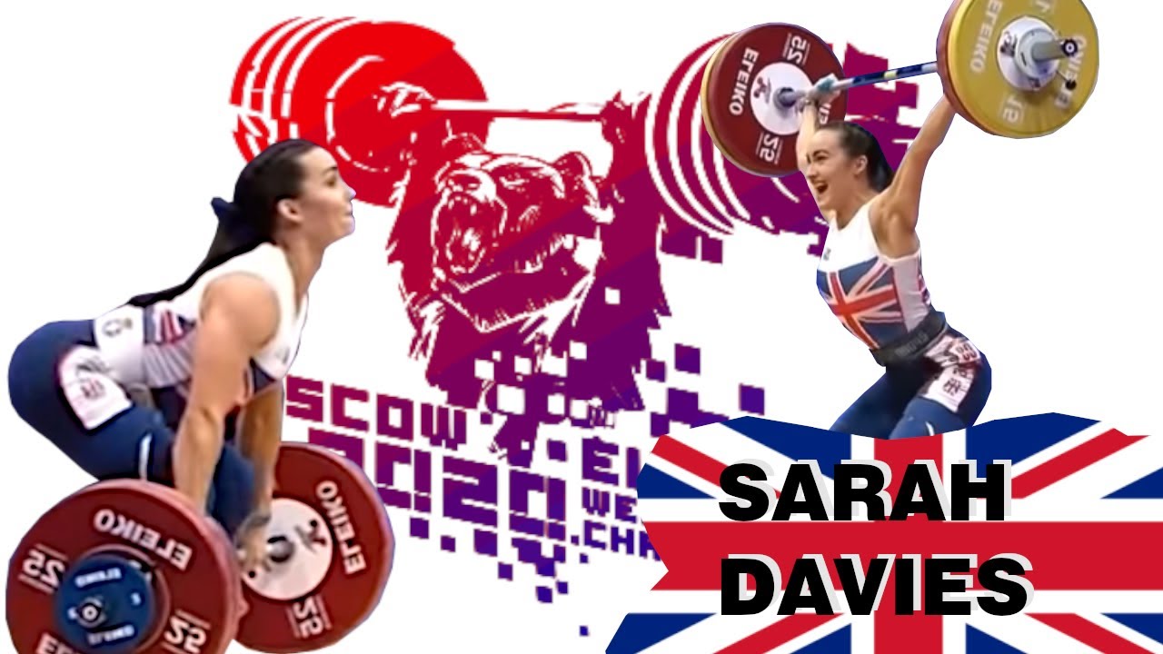 Sarah Davies (GBR)- all attempts | 2021 European Weightlifting ...