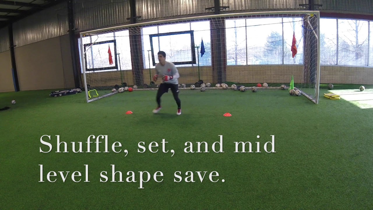 Effective Pro Goalkeeper Set Position and Handling Session - YouTube