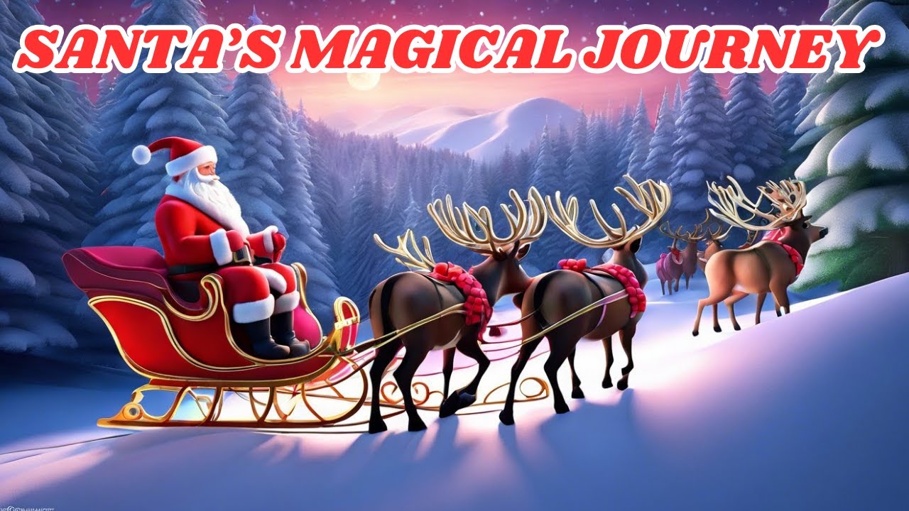 Santa's Magical Journey | Santa is Coming | Christmas Story for kids ...