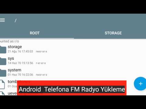 Android Telefona FM Radyo Yükleme (İnternetsiz radyo APK)