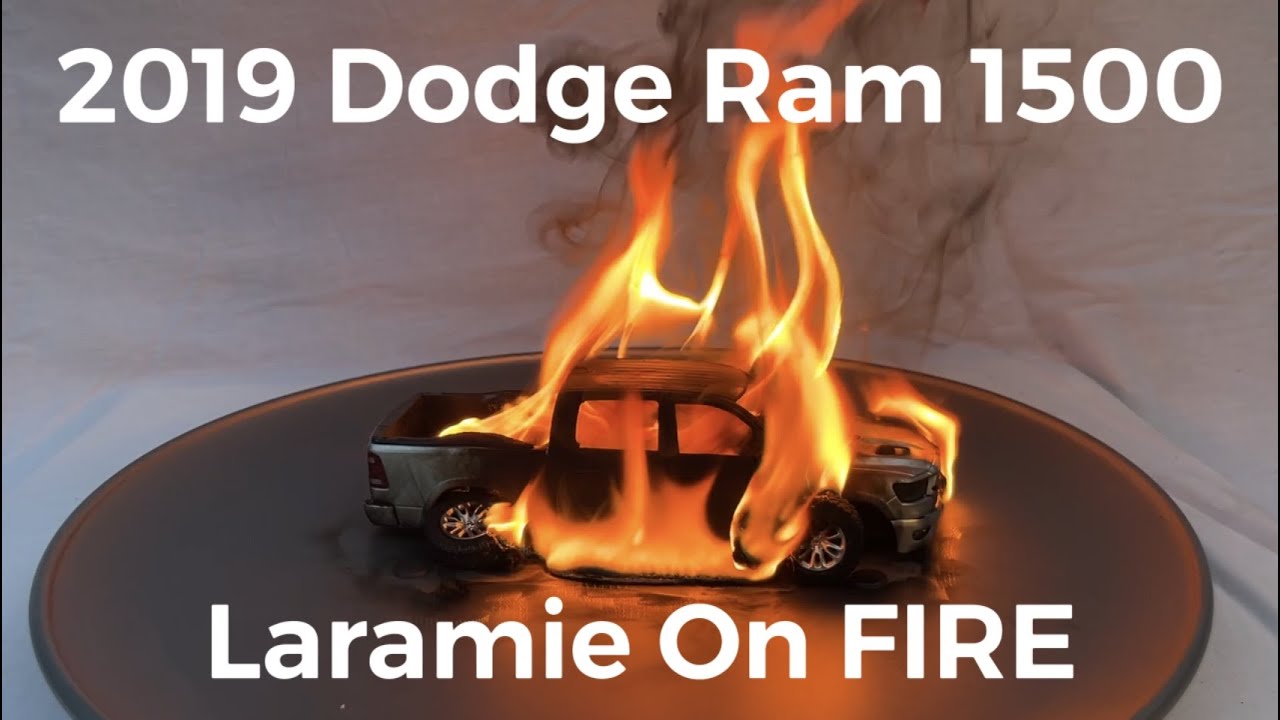 FIRE! 🔥 2019 Dodge Ram 1500 Laramie - YouTube