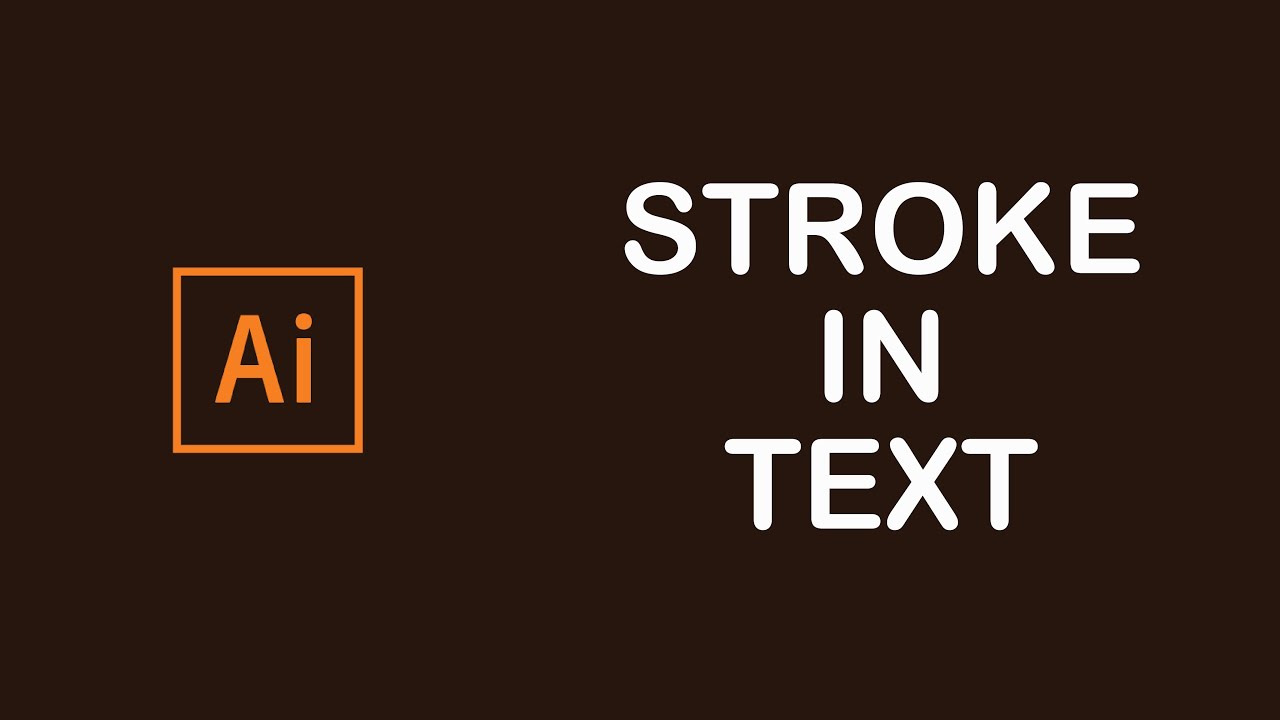 How to use stroke in text - YouTube