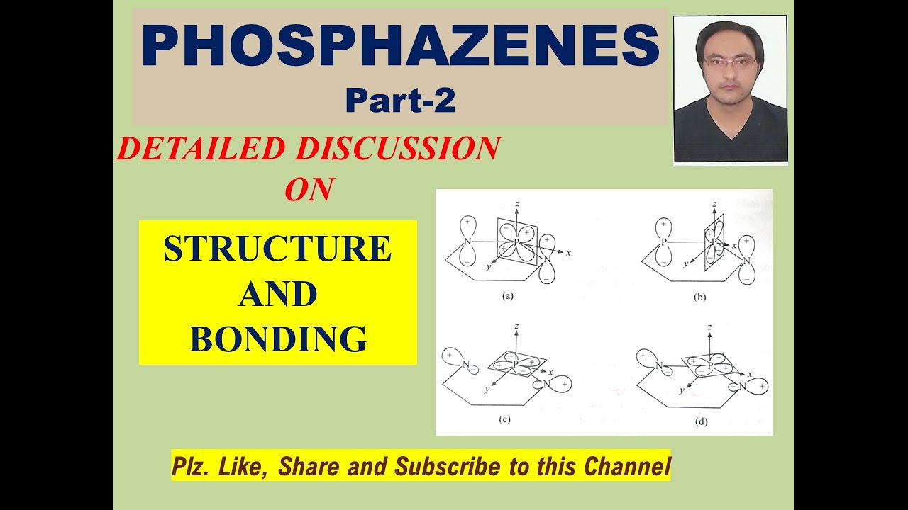 PHOSPHAZENES (Part-2):- STRUCTURE AND BONDING IN PHOSPHAZENES - YouTube