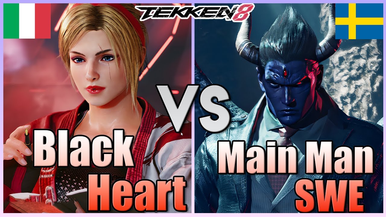 Tekken 8 BlackHeart (Lidia) Vs TheMainManSWE (Kazuya) Player Matches ...