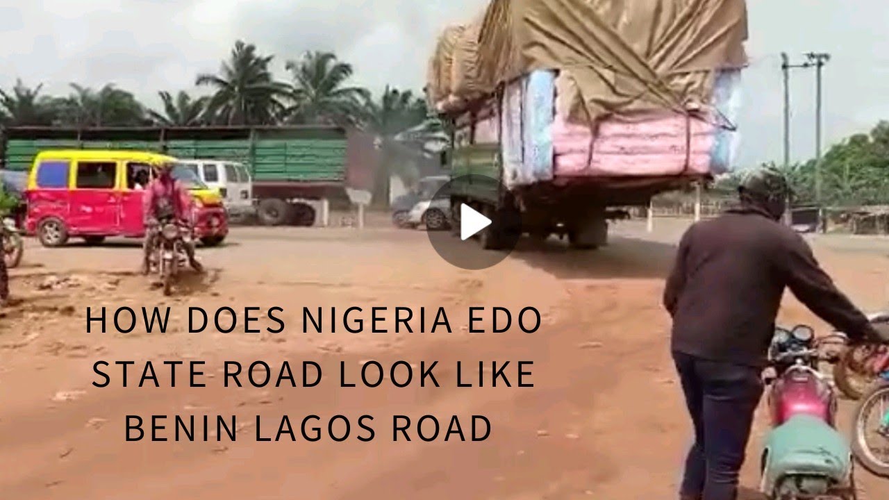how does Nigeria Edo state road look like(upper sokponba road) - YouTube