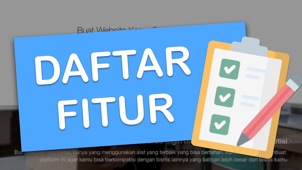 Membuat List / Daftar Fitur - Berdu.id - YouTube
