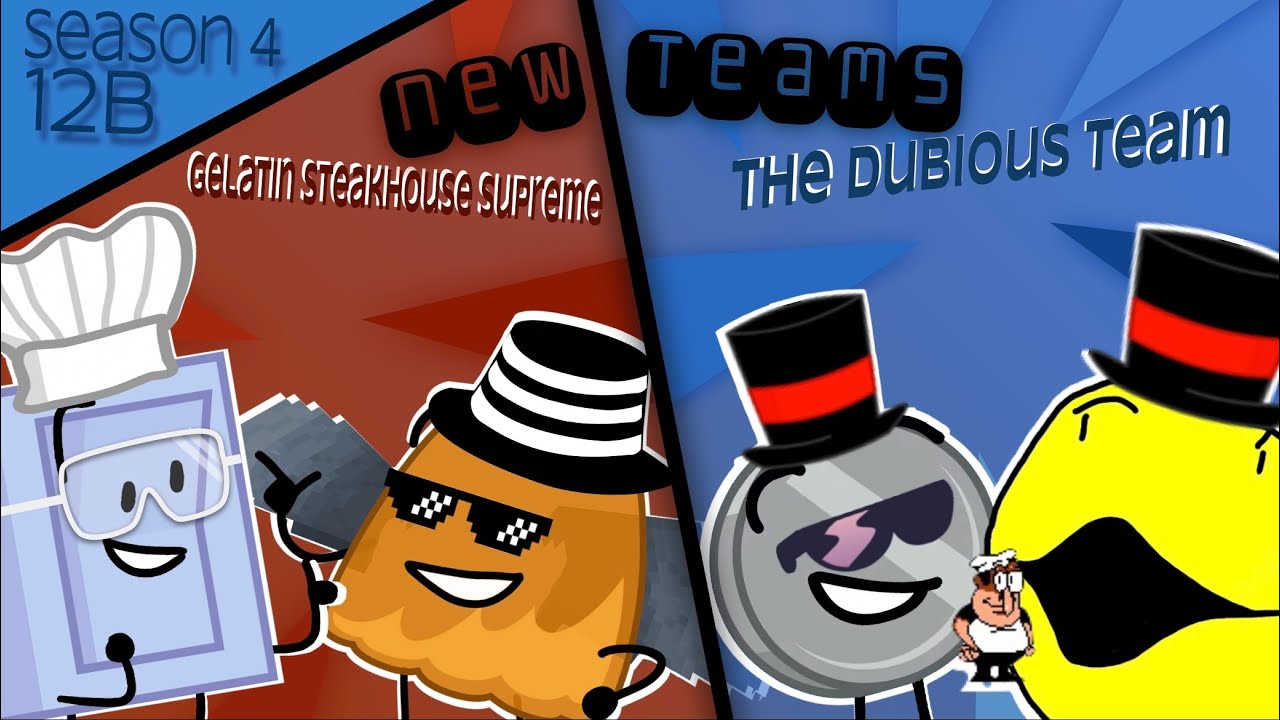 BFB Camp Season 4: Four's Final Return: 12B - Goodbye Old Teams ...