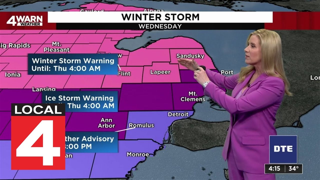 Metro Detroit weather forecast for Feb. 21, 2023 -- 4 p.m. update - YouTube
