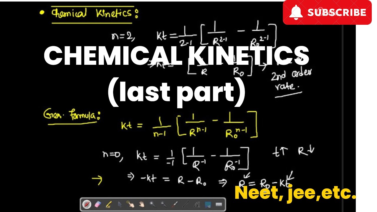 Chemical Kinetics II last part II rate equation, first, second and zero ...