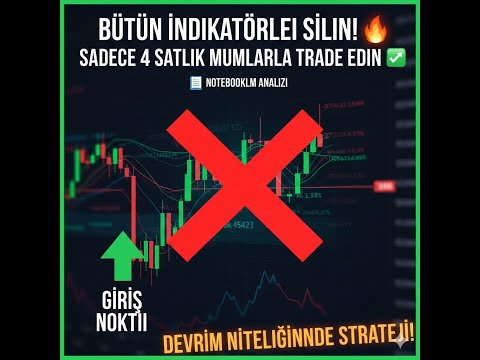 Bütün İndikatörleri Silin! Sadece 4 Saatlik Mumlarla Trade Edin